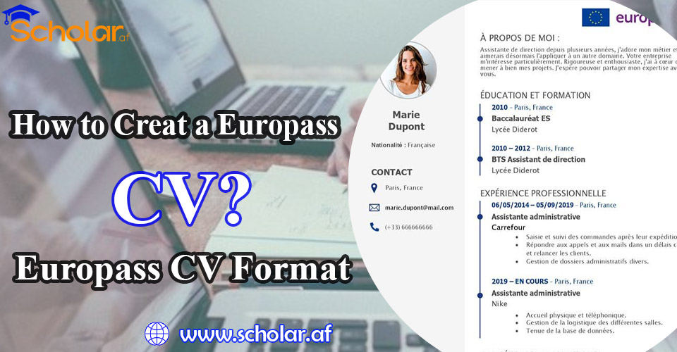 How to create a Europass CV Format stept by step guidelines - scholar.af